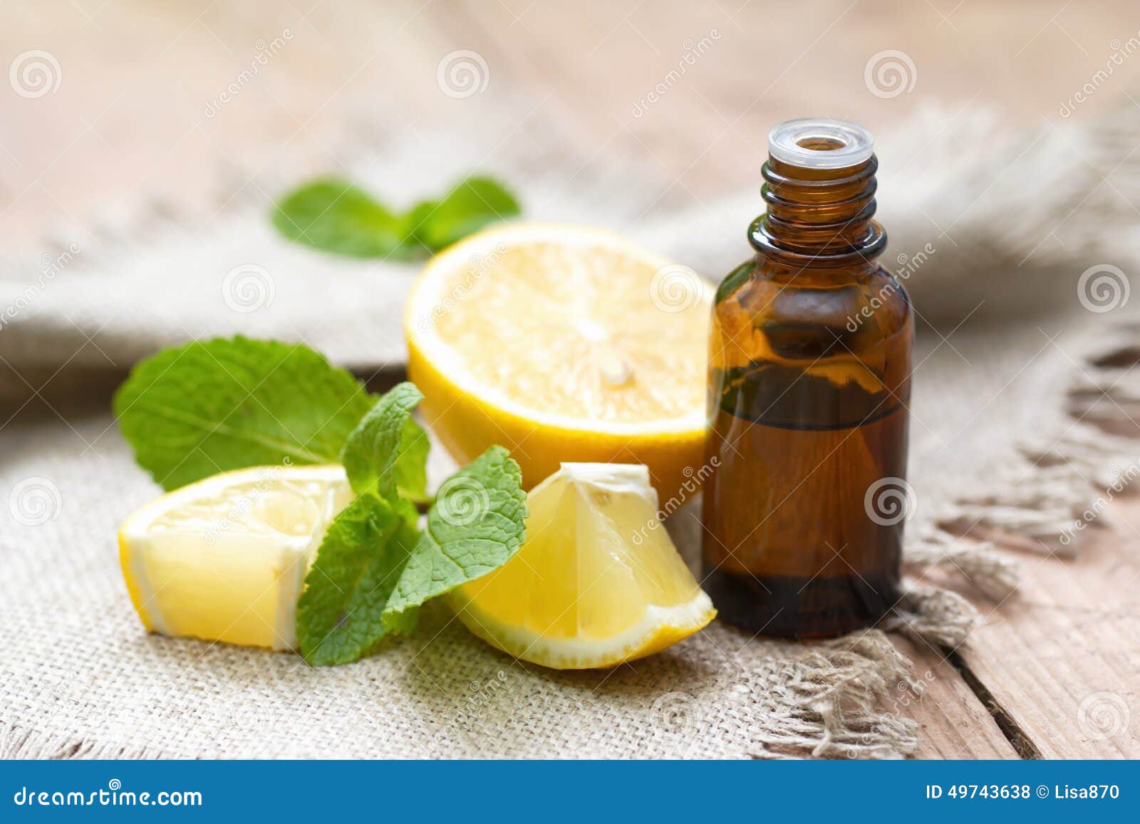 Essential aroma oil stock photo. Image of green, mint - 49743638