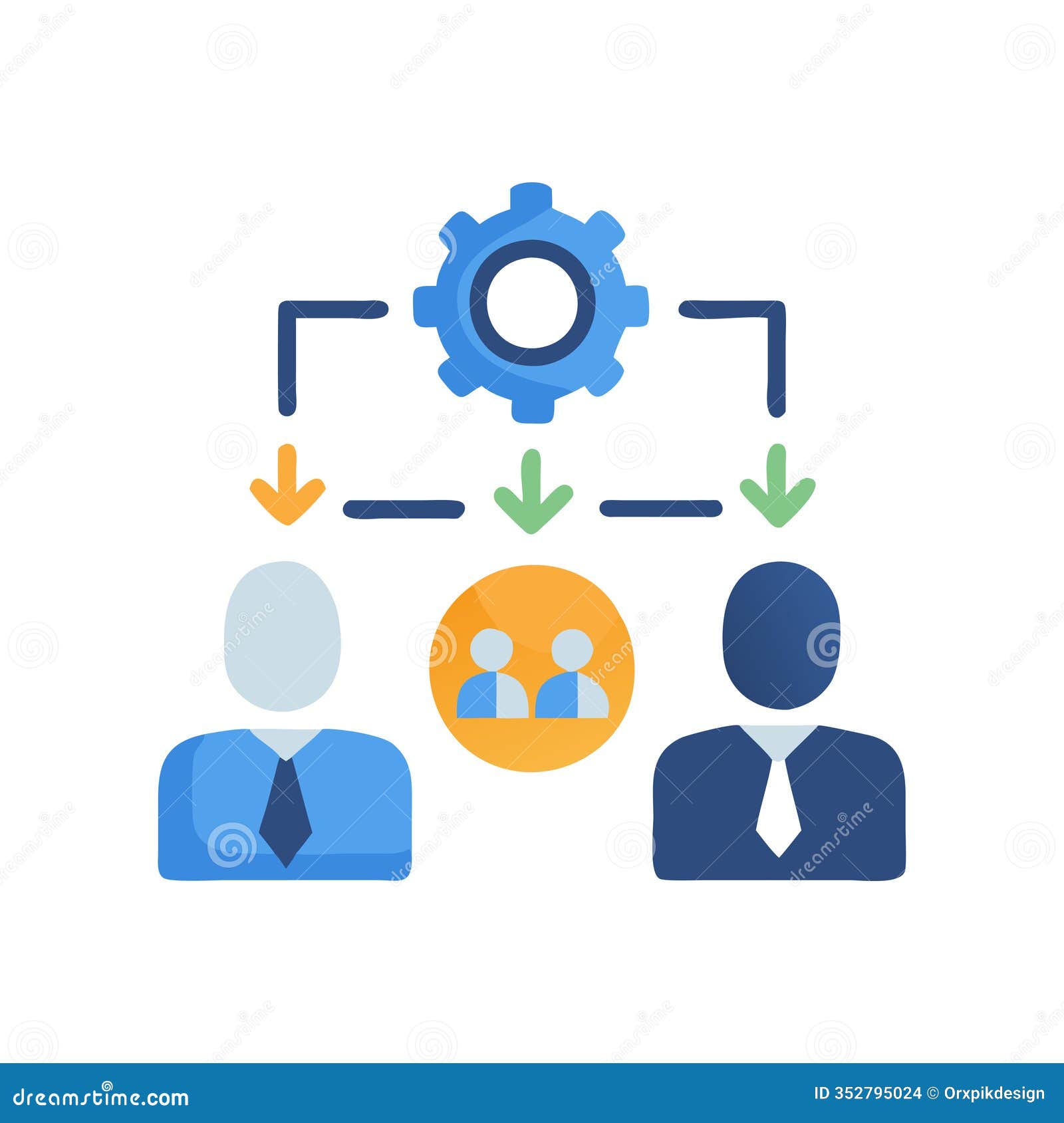 Essential Business Collaboration Platform Icon Stock Vector ...