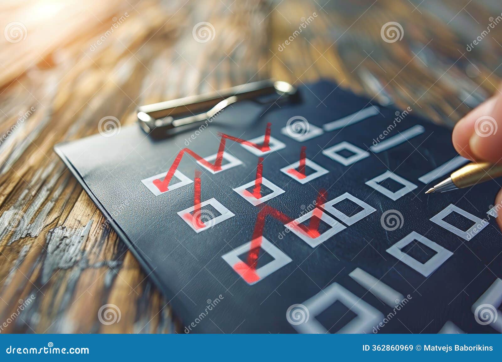 Businessman Checklist. Control Business Checklists, Male Person Holding ...