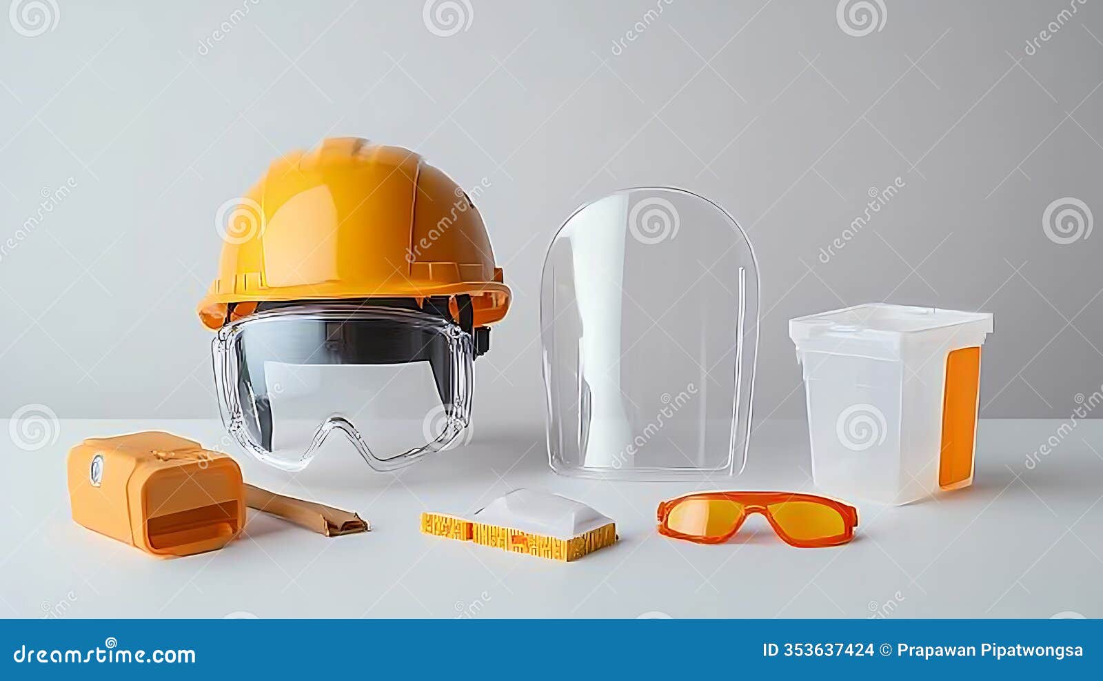 Essential Construction Safety Set with Helmet, Goggles, and Protective ...