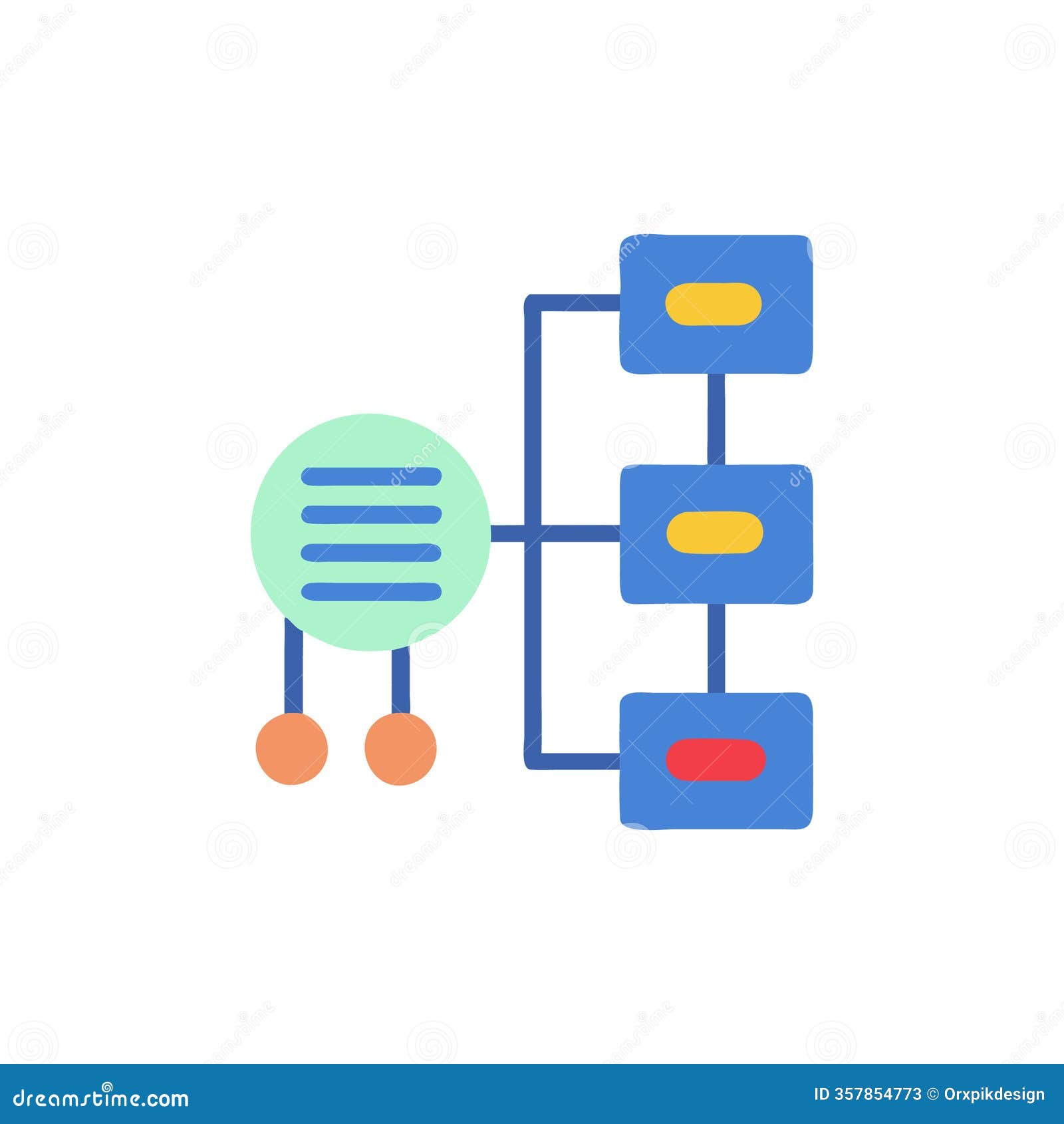 Data Lineage Icon For Tracking Changes Royalty-Free Stock Photography ...