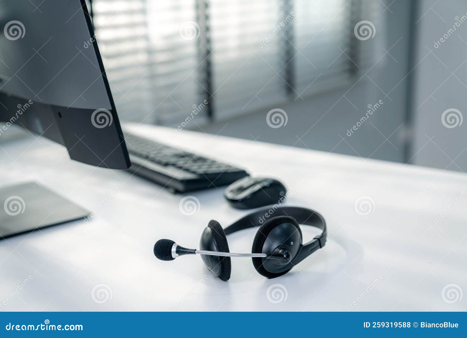 Essential Equipment Concept for Competent Online Operators. Stock Photo ...