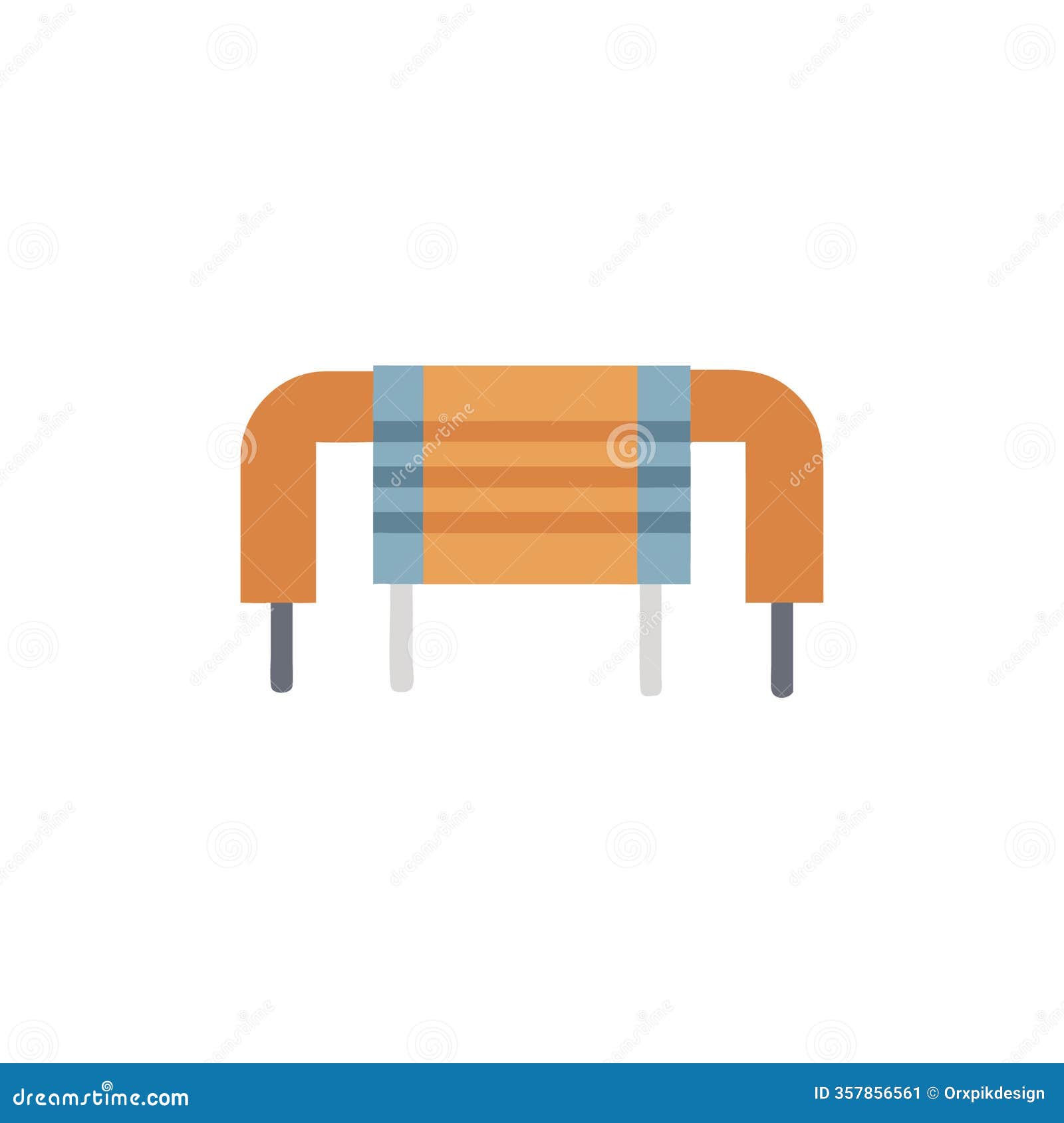 Essential Inductor Icon for Electrical Engineering Stock Illustration ...