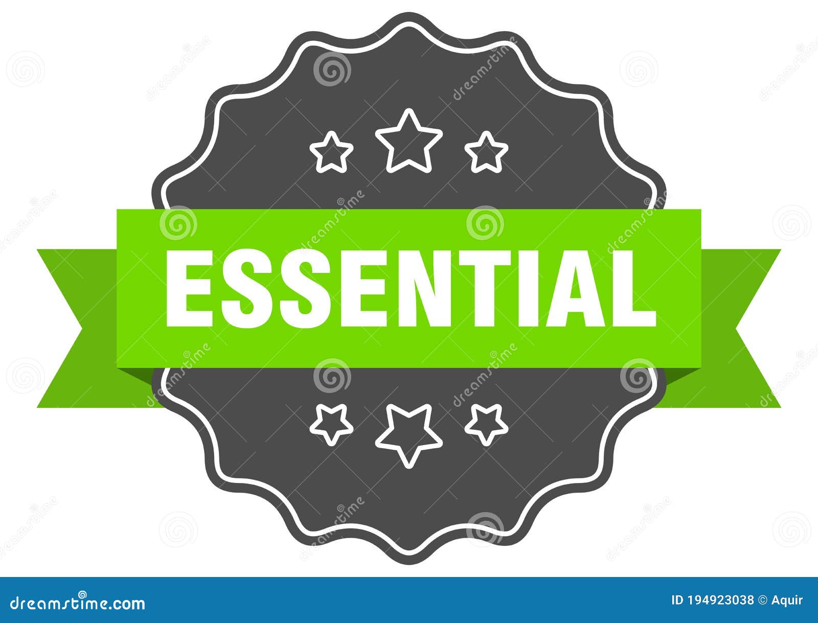 Essential Label. Essential Isolated Seal. Sticker. Sign Stock Vector ...