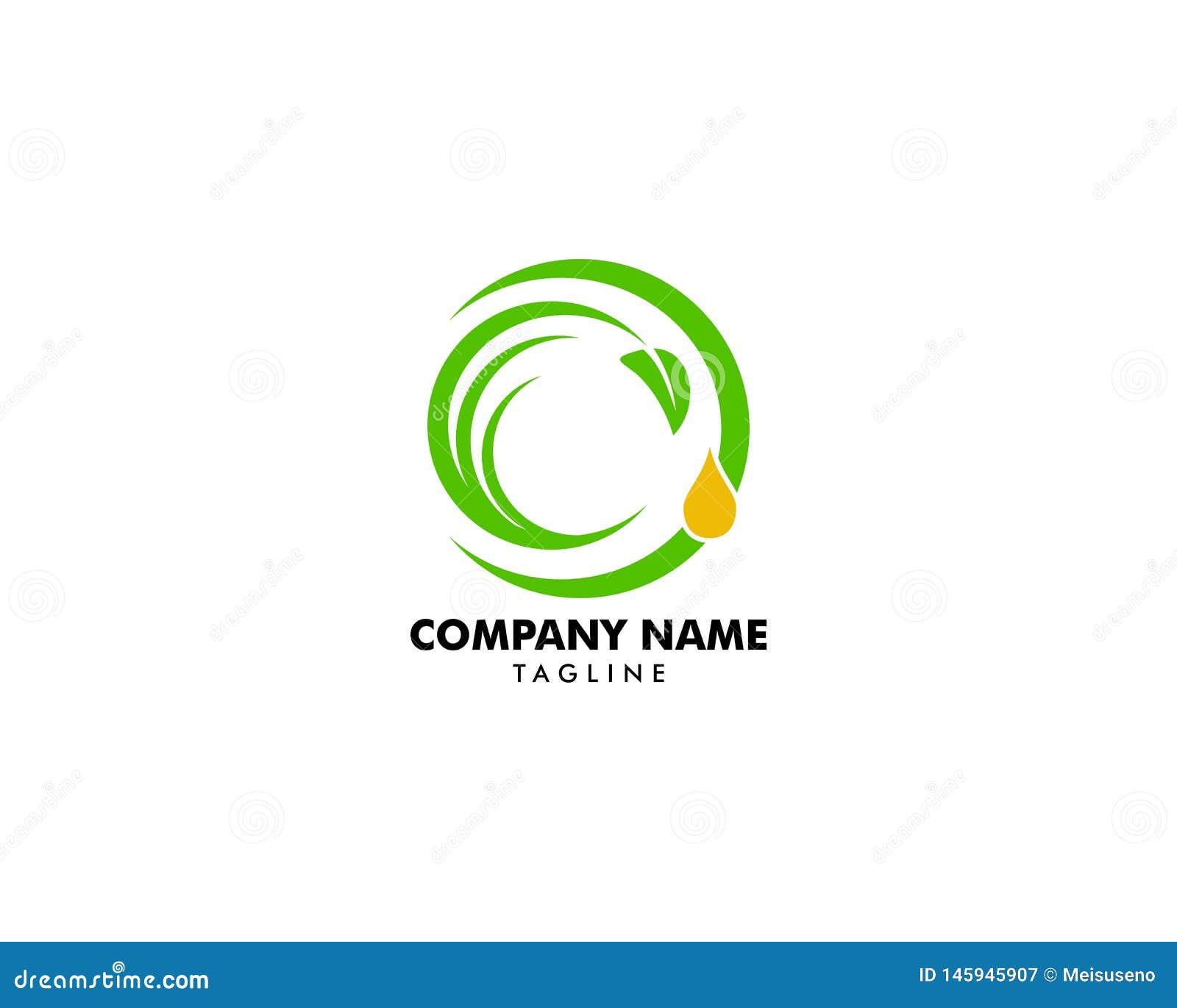 Essential Oil Logo Design, Natural Oil with Fresh Herbs Vector Design ...
