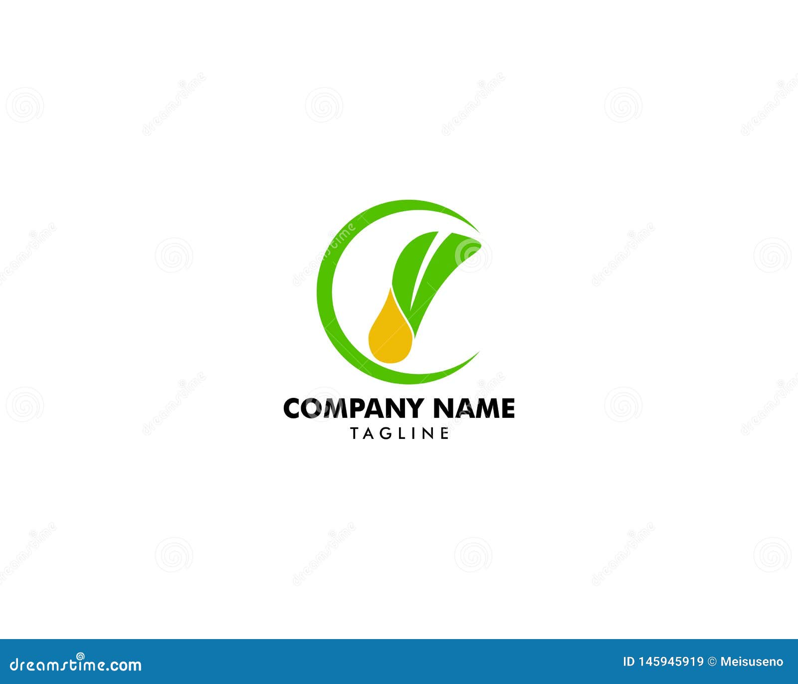 Essential Oil Logo Design, Natural Oil with Fresh Herbs Vector Design ...