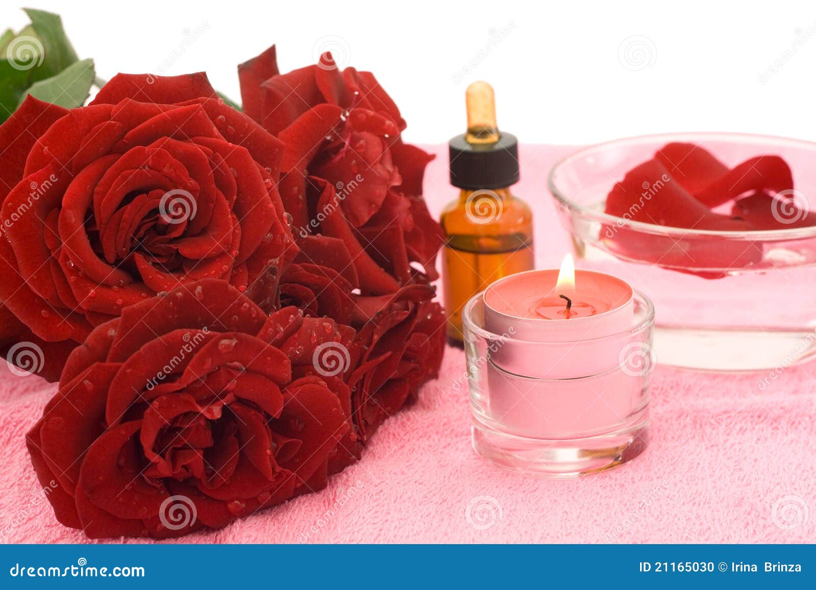 Essential oil and rose stock photo. Image of luxury, freshness - 21165030