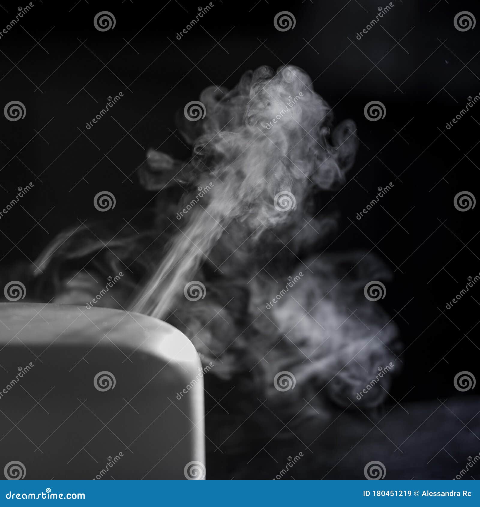 Essential Oils Diffuser in Black and White Stock Image - Image of ...