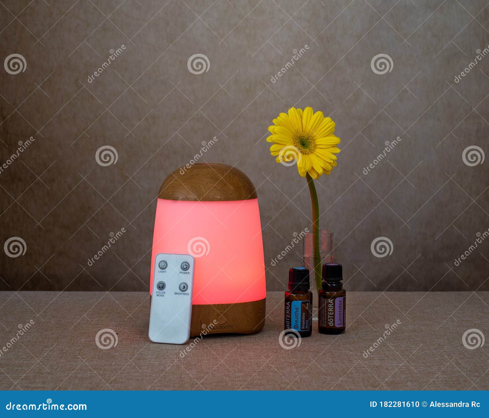 Essential Oils Diffuser, Red Editorial Image - Image of herbal, control ...