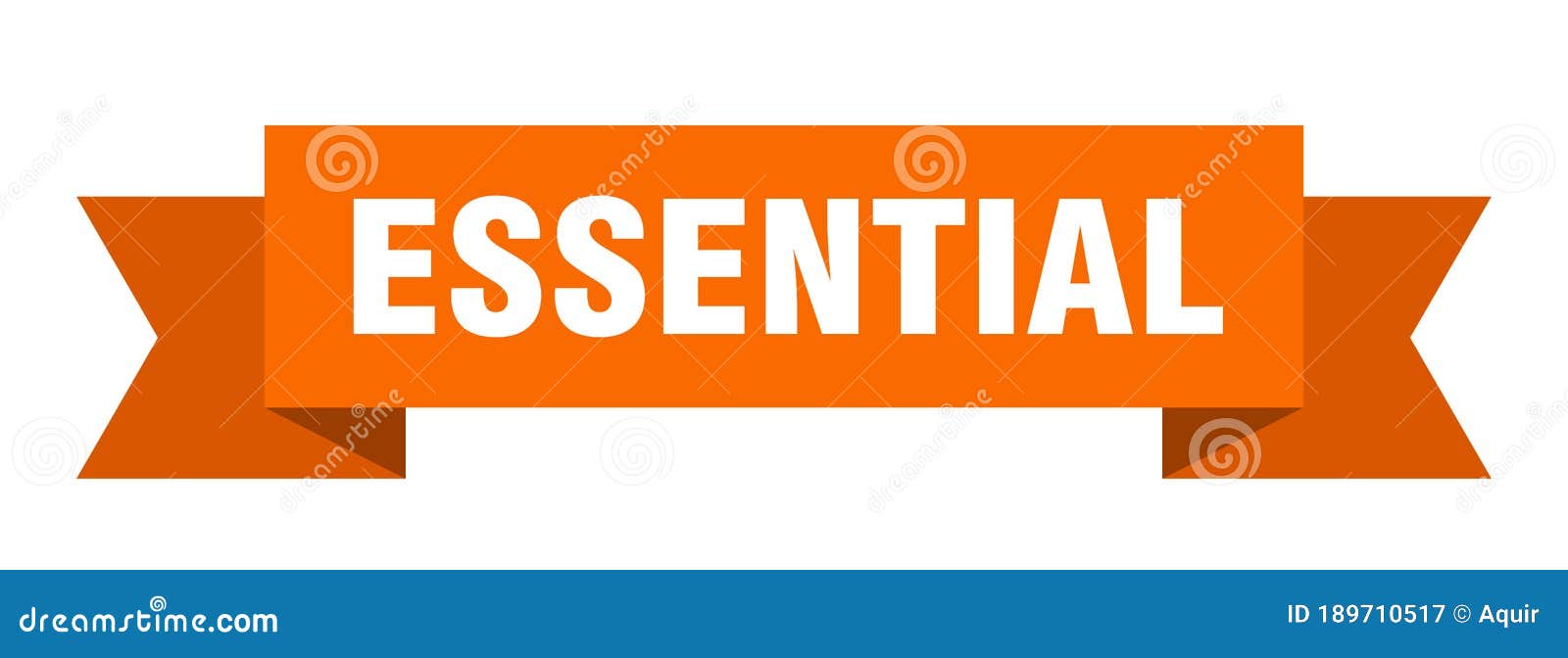 Essential Ribbon. Essential Isolated Band Sign Stock Vector ...