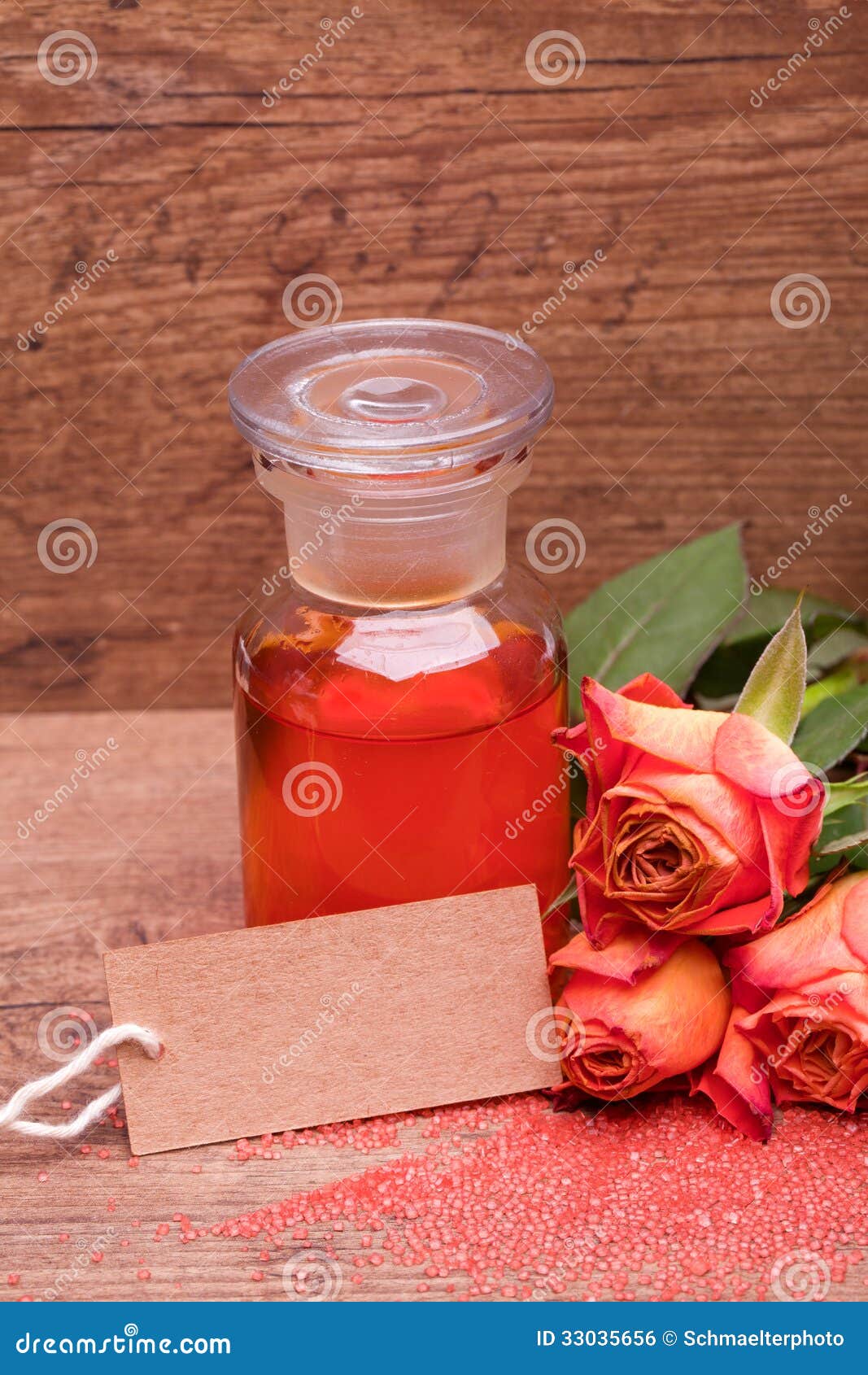 Essential rose oil stock photo. Image of lifestyle, fragrant - 33035656