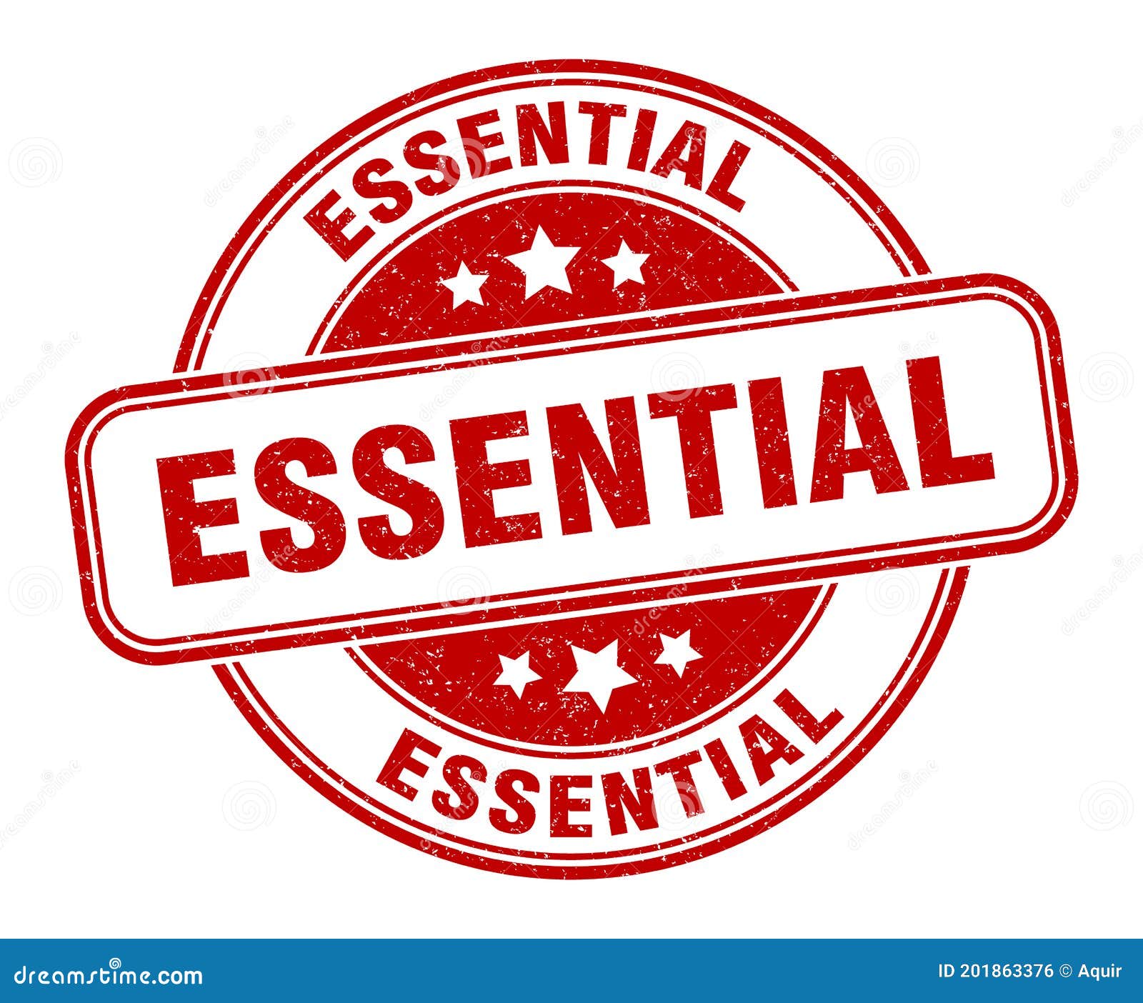 Essential Stamp. Essential Label. Round Grunge Sign Stock Vector ...