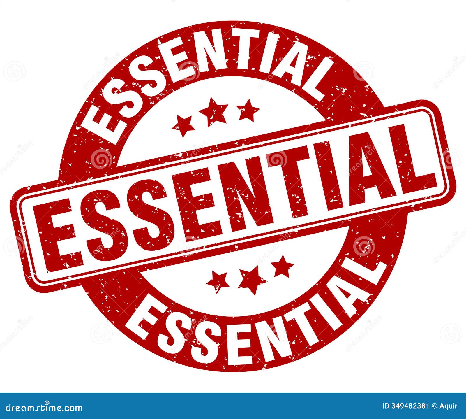 Non Essential Stamp Ink Vector Illustration | CartoonDealer.com #214292442