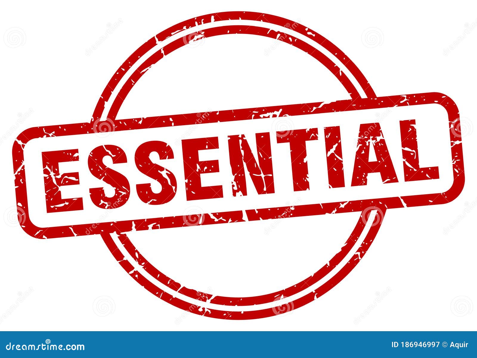 Non Essential Stamp Ink Vector Illustration | CartoonDealer.com #214292442