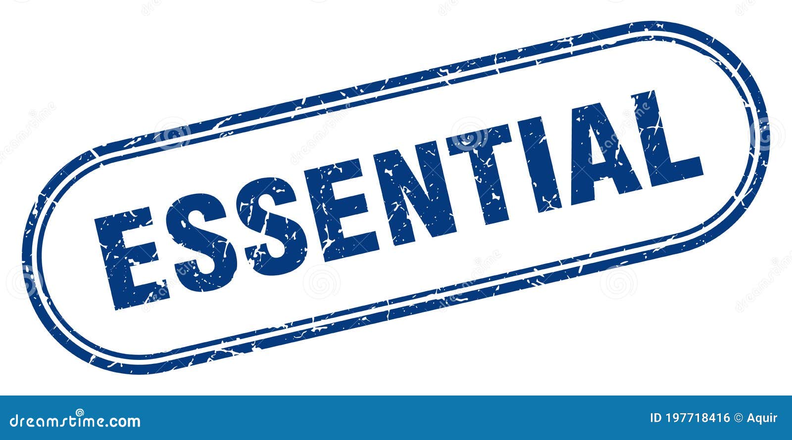 Non Essential Stamp Ink Vector Illustration | CartoonDealer.com #214292442