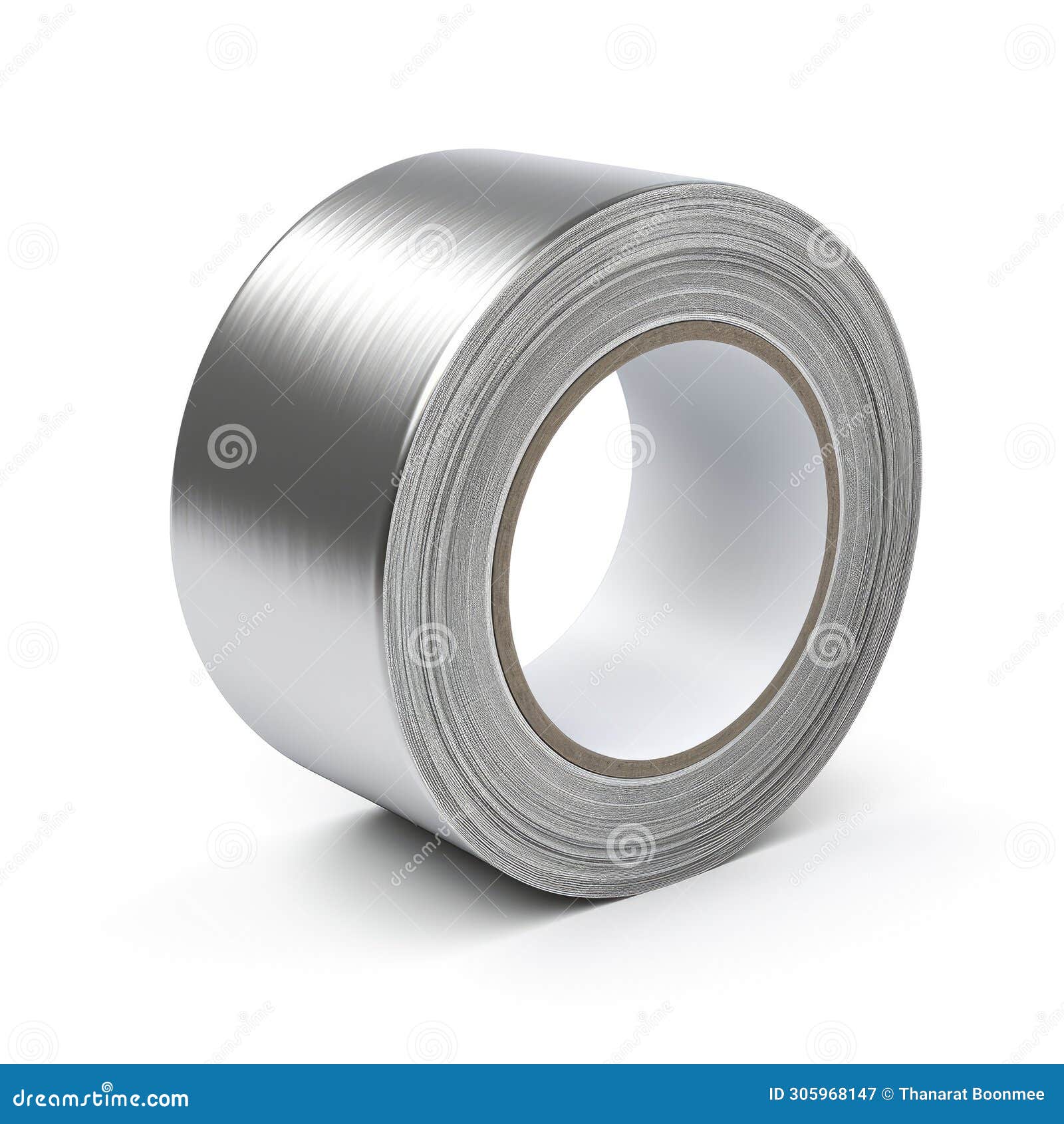 Essential Tool a Roll of Duct Tape Isolated on a White Background, Ai ...