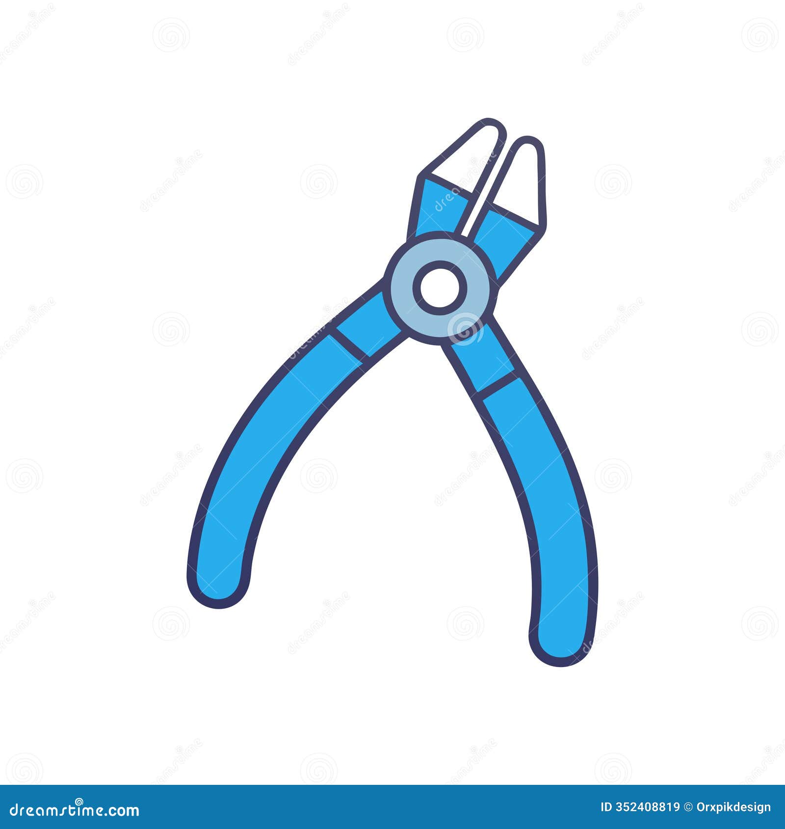Essential Wire Cutter Icon for Safety Stock Illustration - Illustration ...