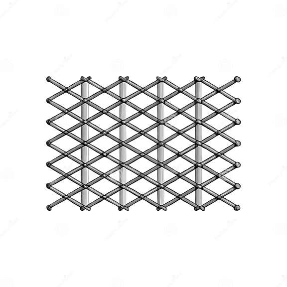 Essential Wire Mesh Icon for Construction Stock Illustration ...