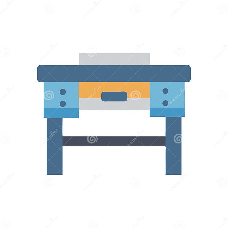 Essential Workbench Icon for Workshops Stock Illustration ...