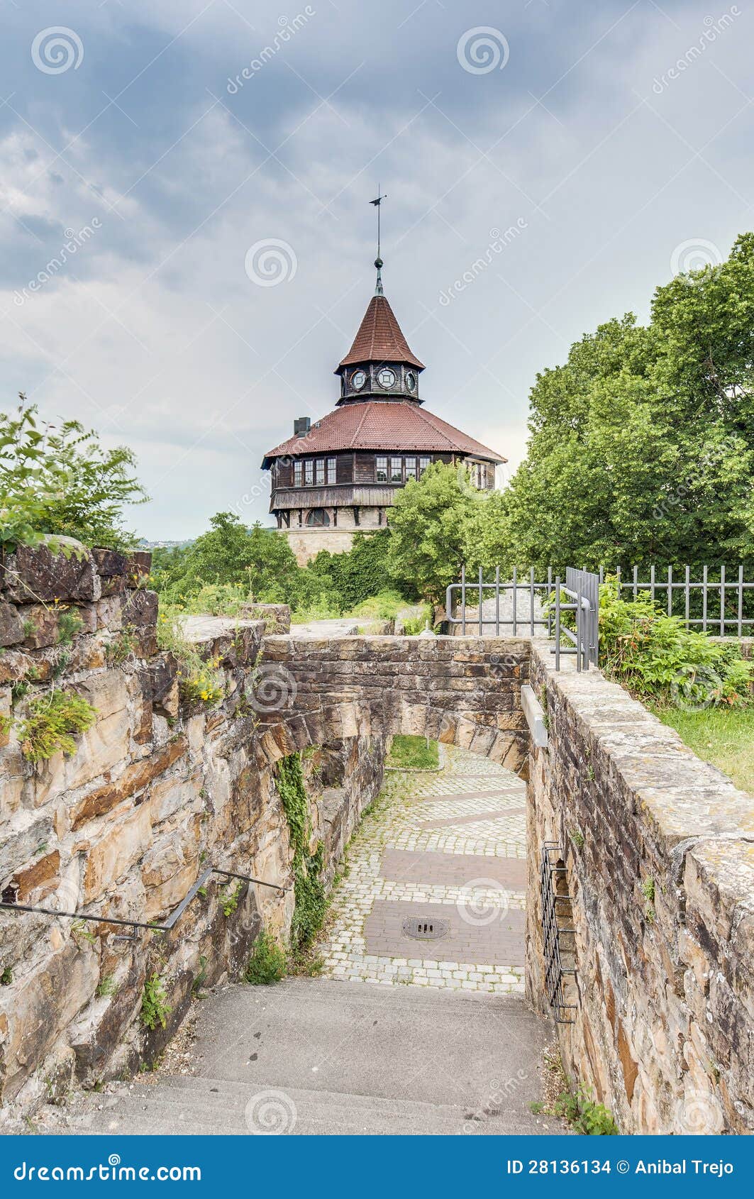 Esslingen am Neckar Castle S Big Tower, Germany Stock Photo - Image of ...