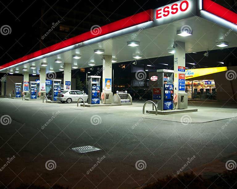 Esso Station editorial photo. Image of cost, business - 20865446