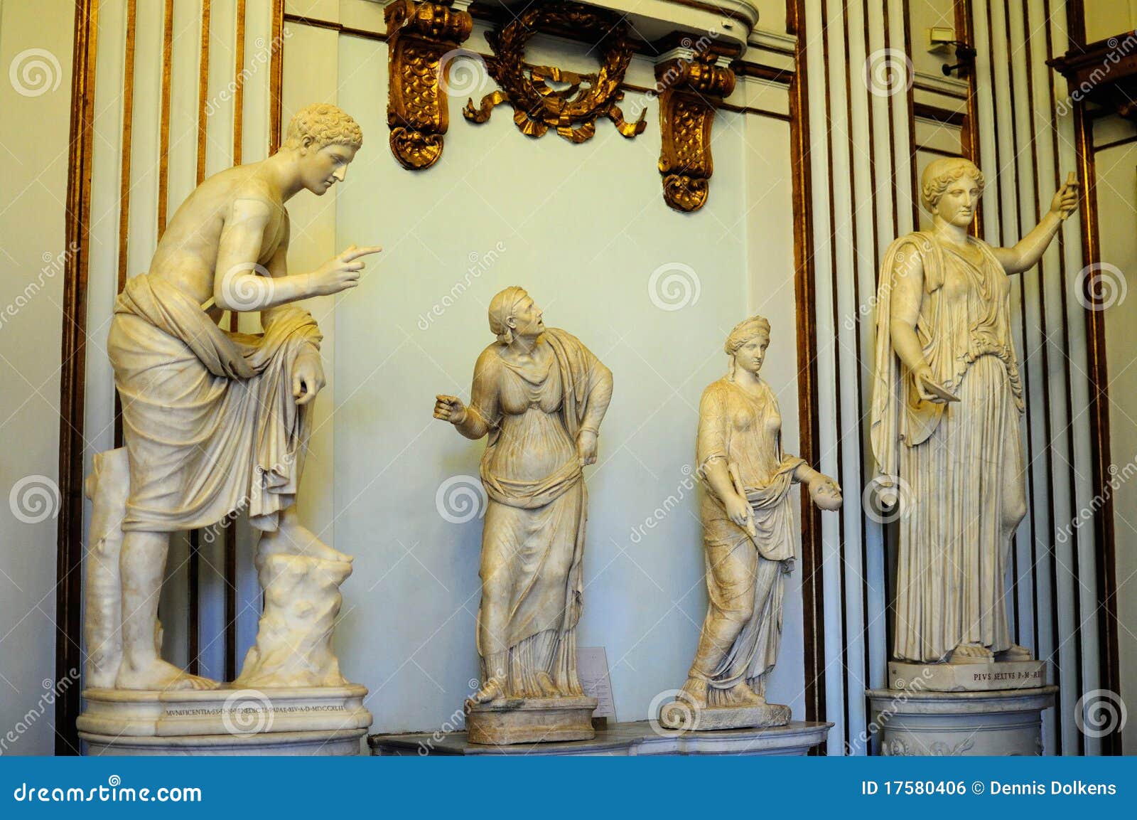 Estátuas Romanas No Museu De Capitoline Foto Editorial - Imagem de ...