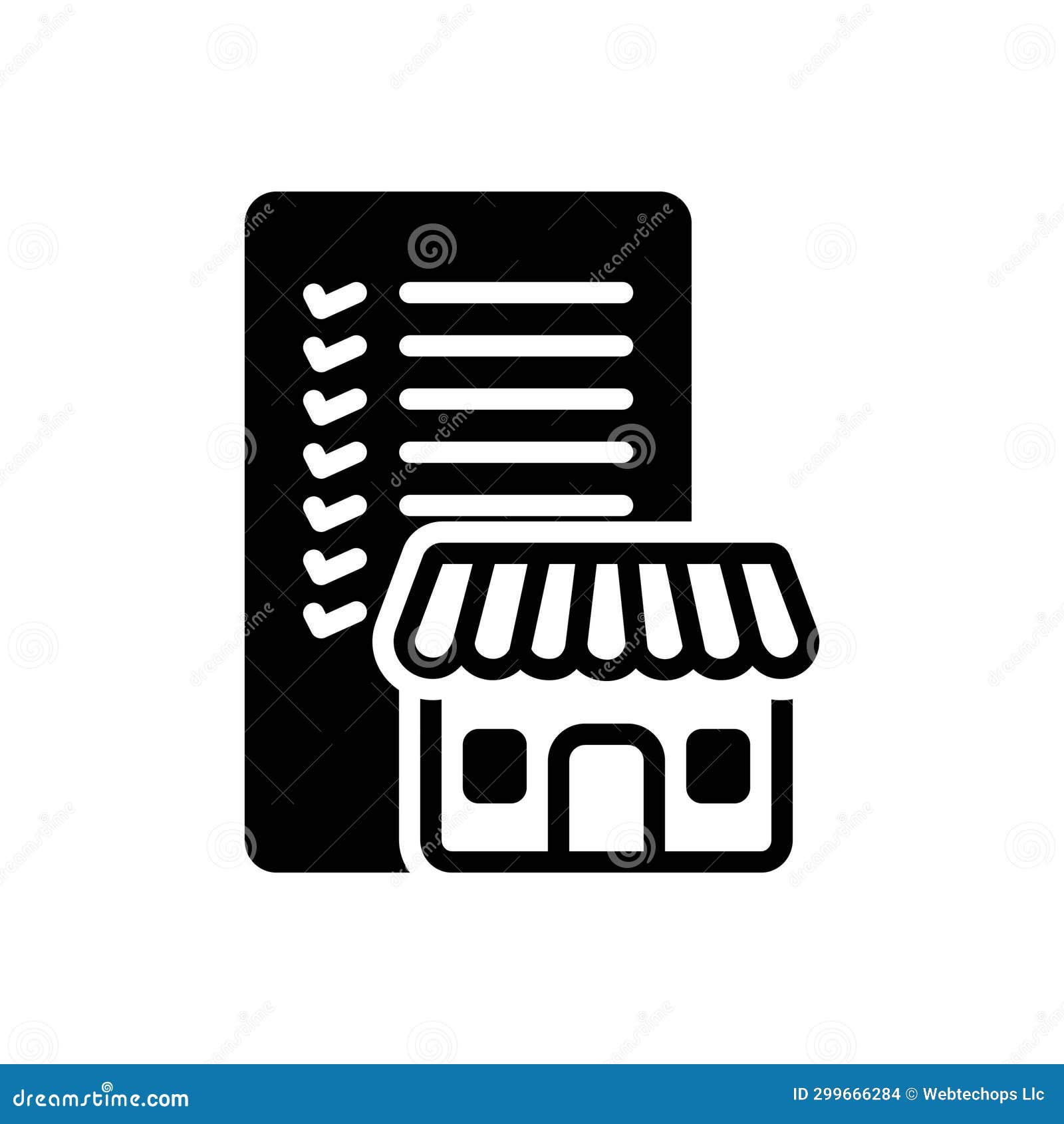 Black Solid Icon for Establishment, Shop and Restaurant Stock ...