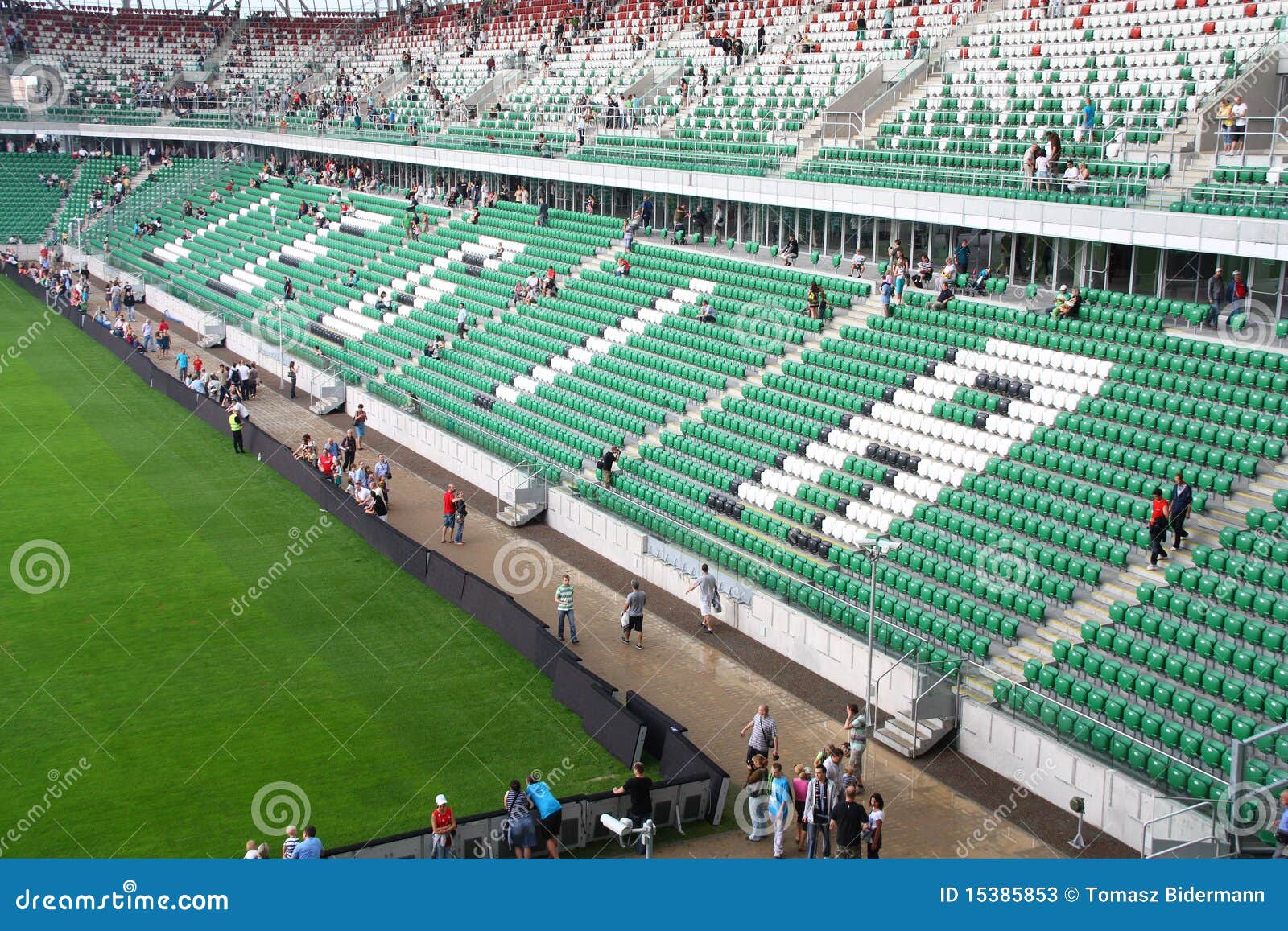 Estadio de Legia Varsovia foto de archivo editorial. Imagen de fila ...