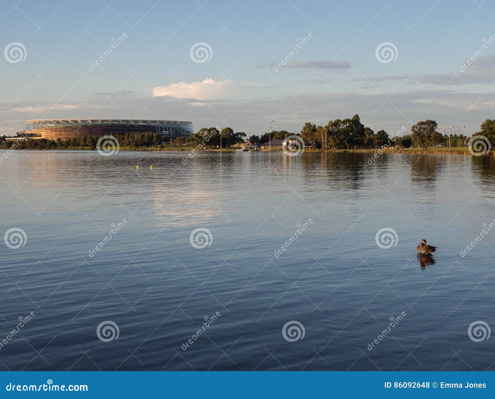Estadio De Perth, Australia Occidental Foto de archivo - Imagen de ...