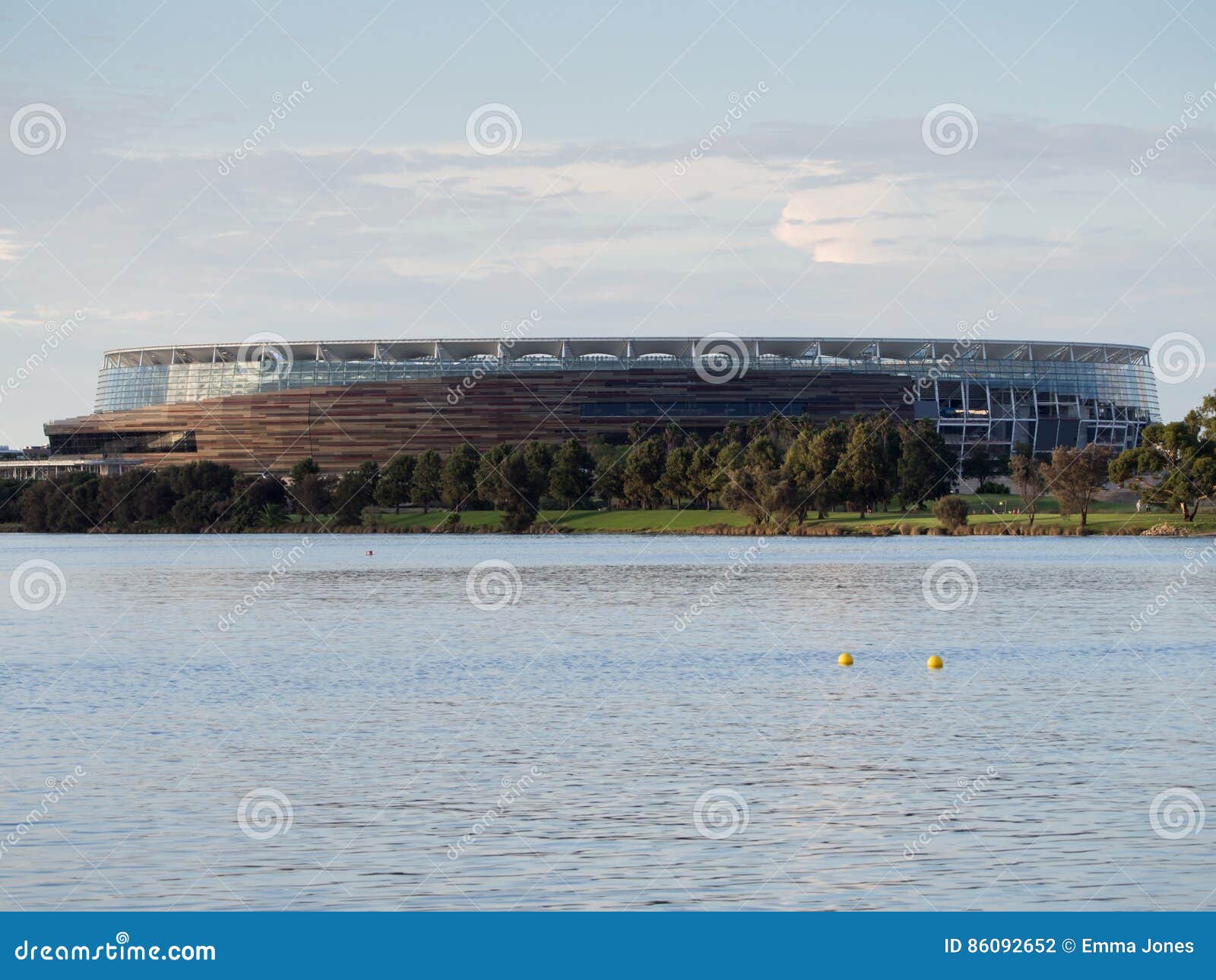 Estadio De Perth, Australia Occidental Foto de archivo - Imagen de ...