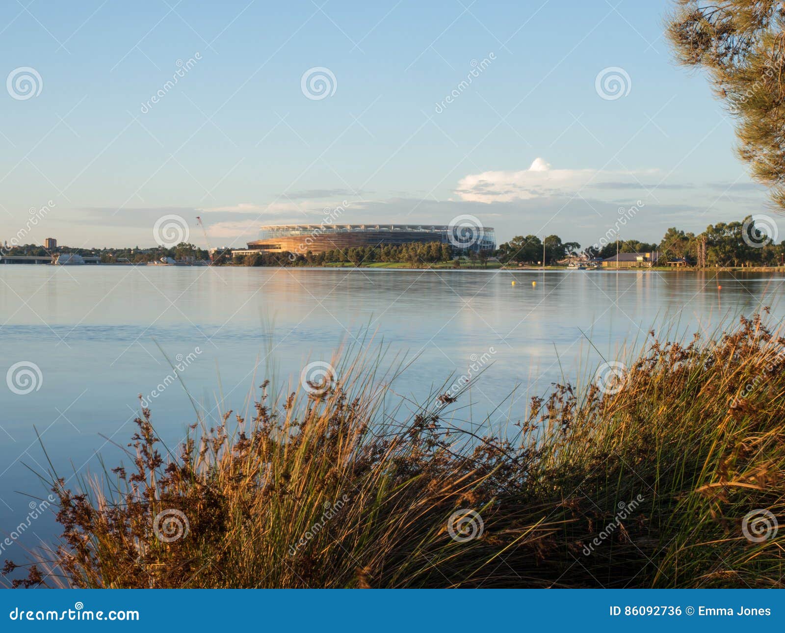 Estadio De Perth, Australia Occidental Foto de archivo - Imagen de ...
