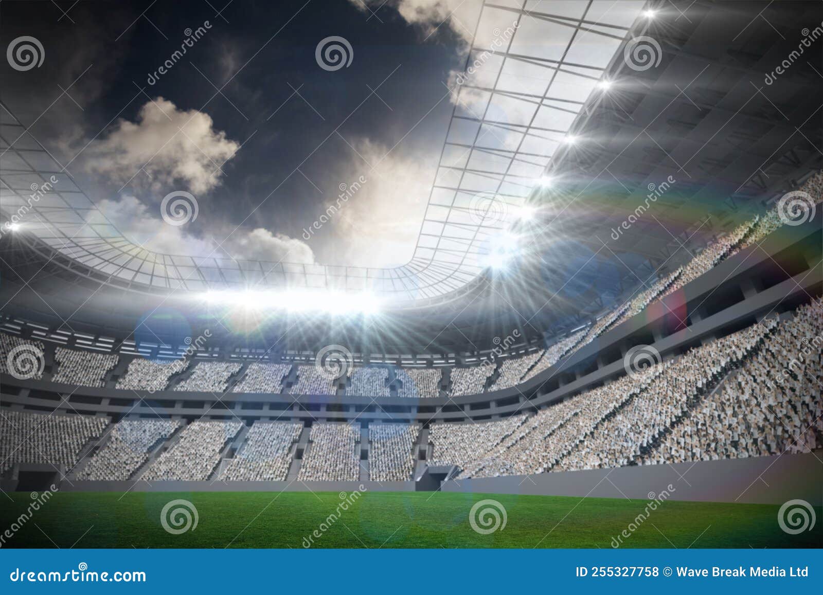 Estadio de rugby foto de archivo. Imagen de estadio - 255327758