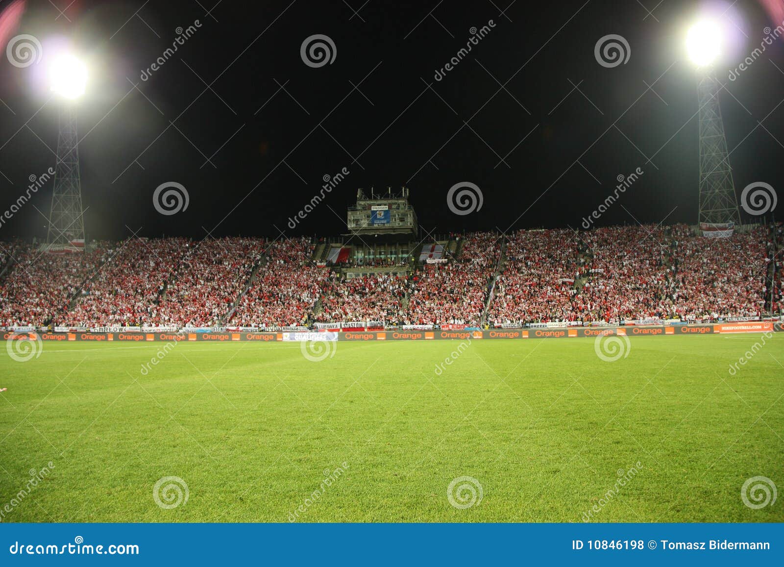 Estadio de Slaski foto de archivo editorial. Imagen de juego - 10846198