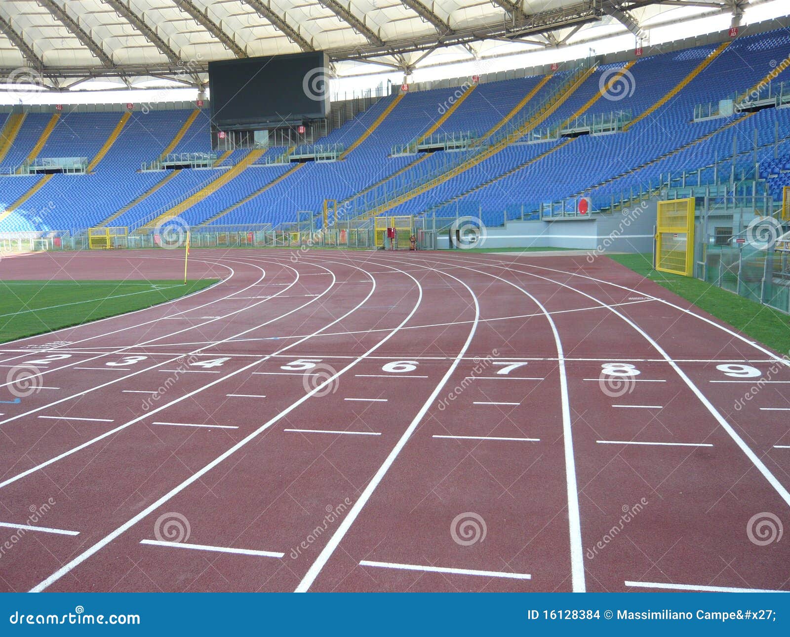 Estadio Roma de Olimpic imagen de archivo editorial. Imagen de curvado ...