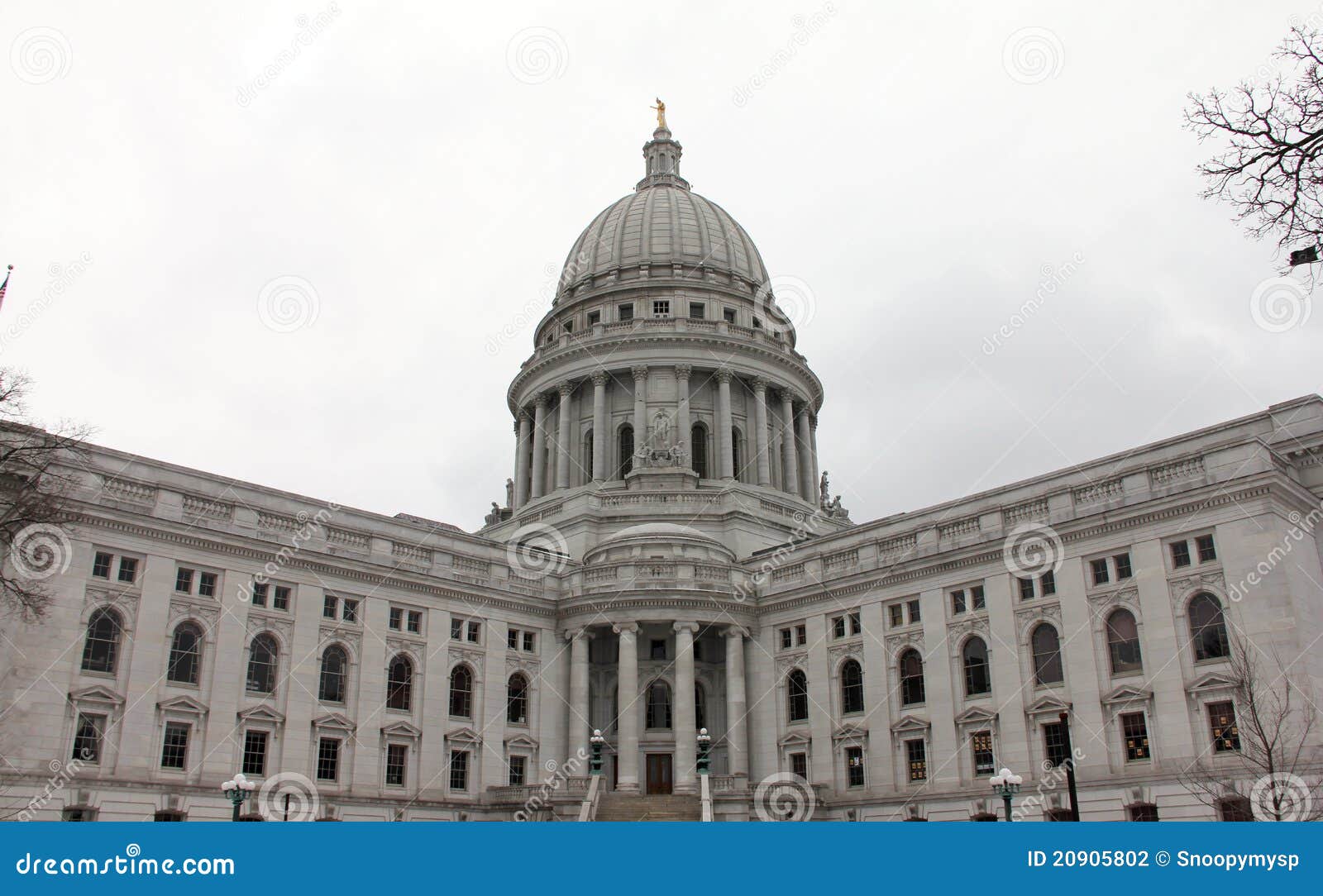 Estado Capiltol De Wisconsin Foto de archivo - Imagen de capitolio ...