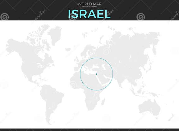 Estado De Israel Location Map Ilustração do Vetor - Ilustração de terra ...