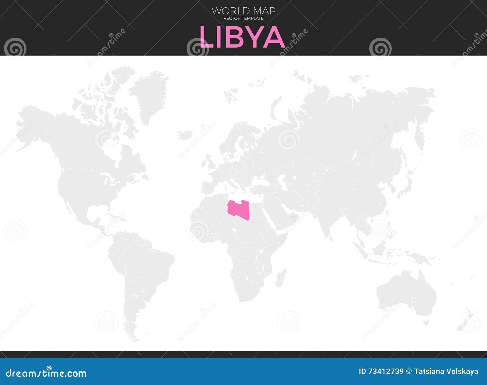 Estado De Mapa De Lugar De Líbia Ilustração do Vetor - Ilustração de ...