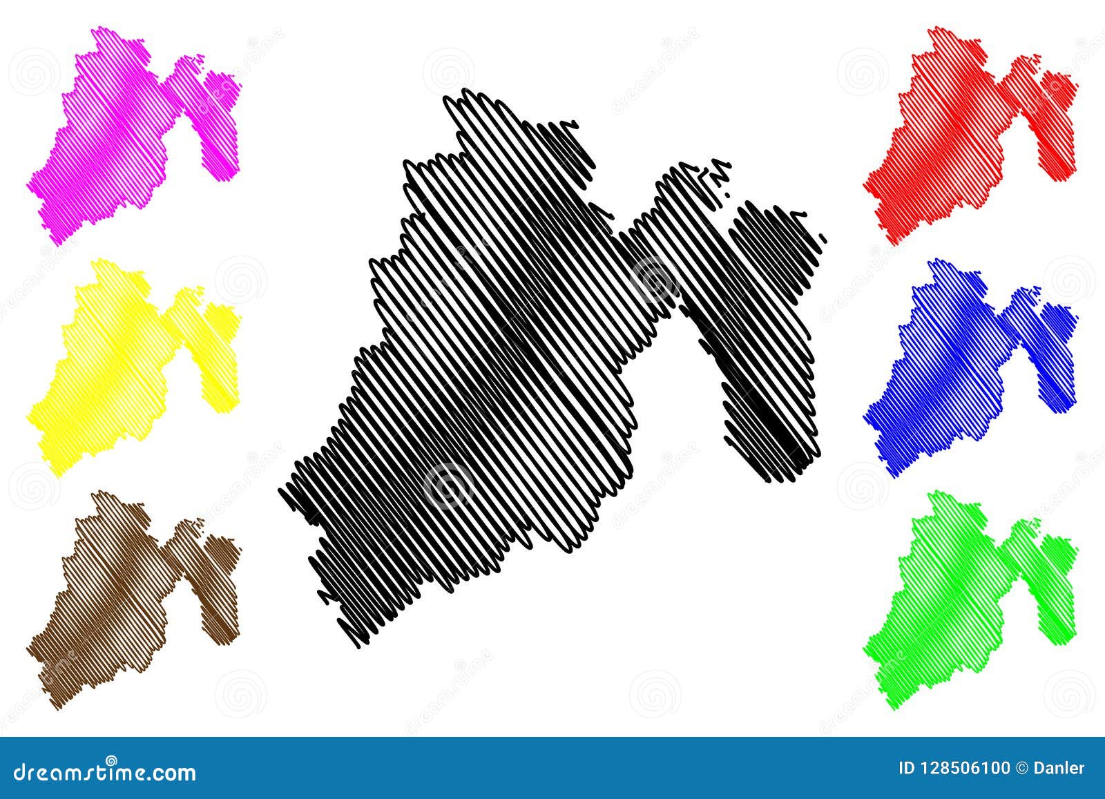 Estado Del Vector Del Mapa De México Ilustración del Vector ...