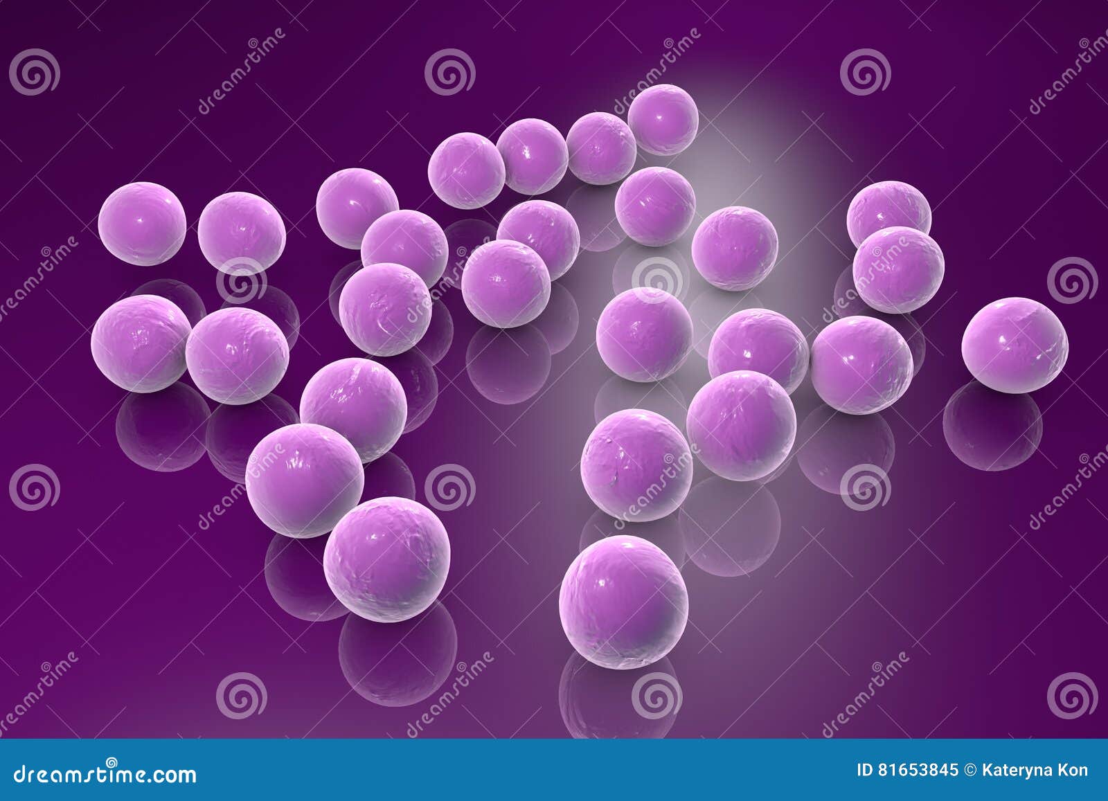 Estafilococos, Bactérias Esféricas Ilustração Stock - Ilustração de ...