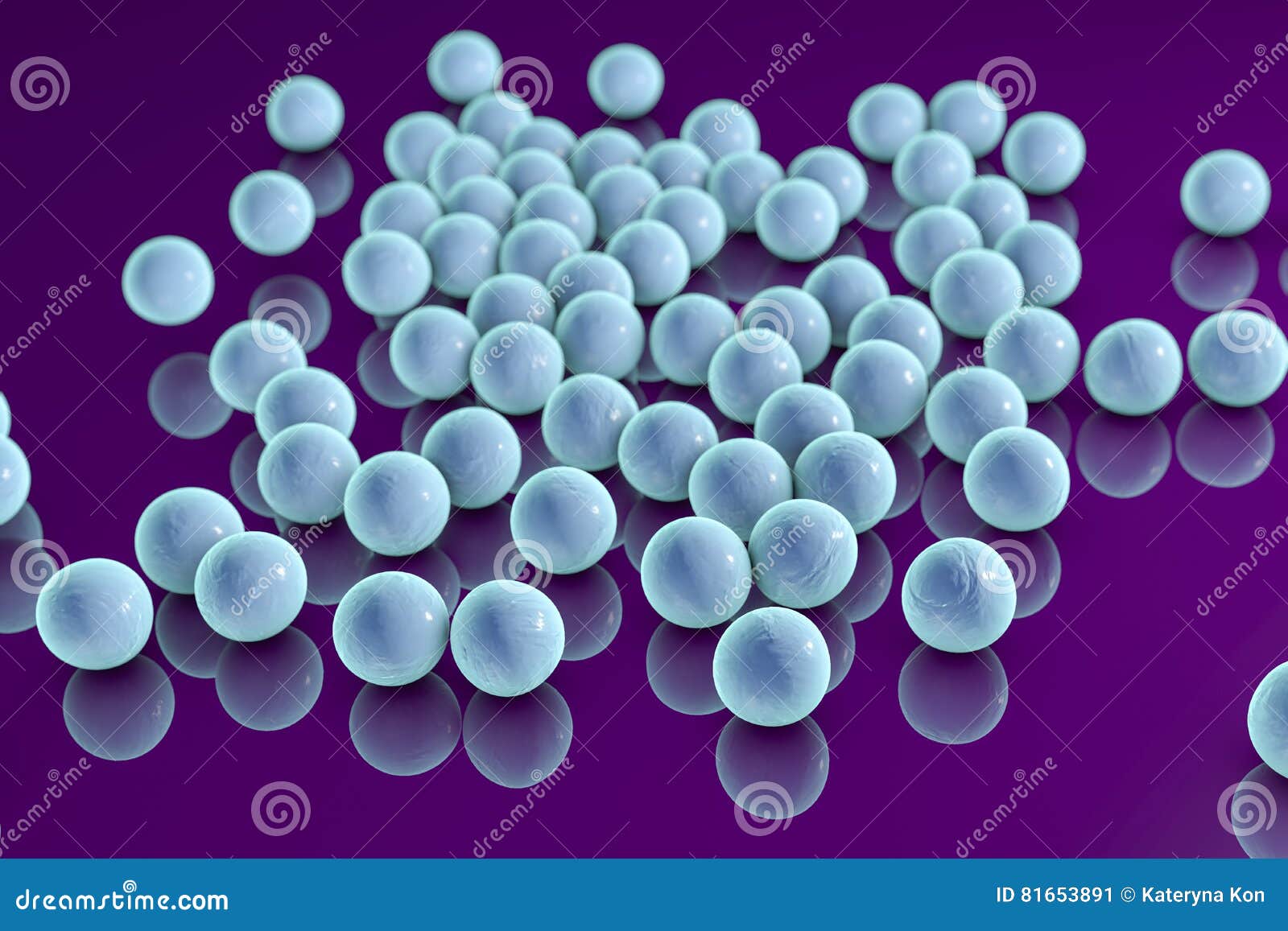 Estafilococos, Bacterias Esféricas Stock de ilustración - Ilustración ...