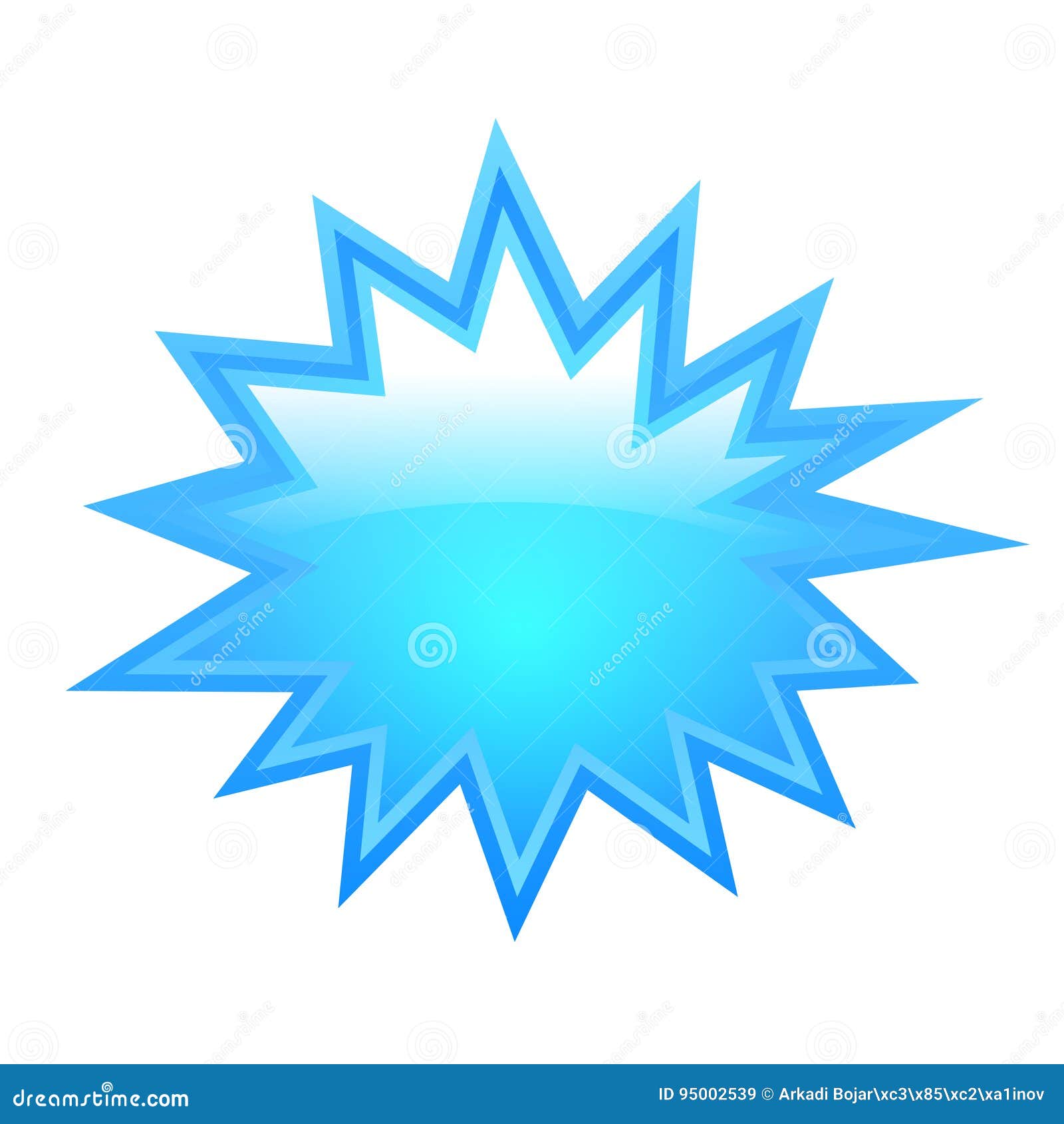 Estallar Forma De La Estrella Ilustración del Vector - Ilustración de ...