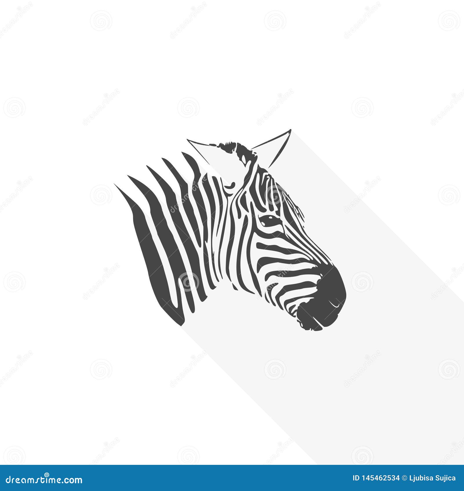 Estampado De Zebra - Ejemplo Ilustración del Vector - Ilustración de ...