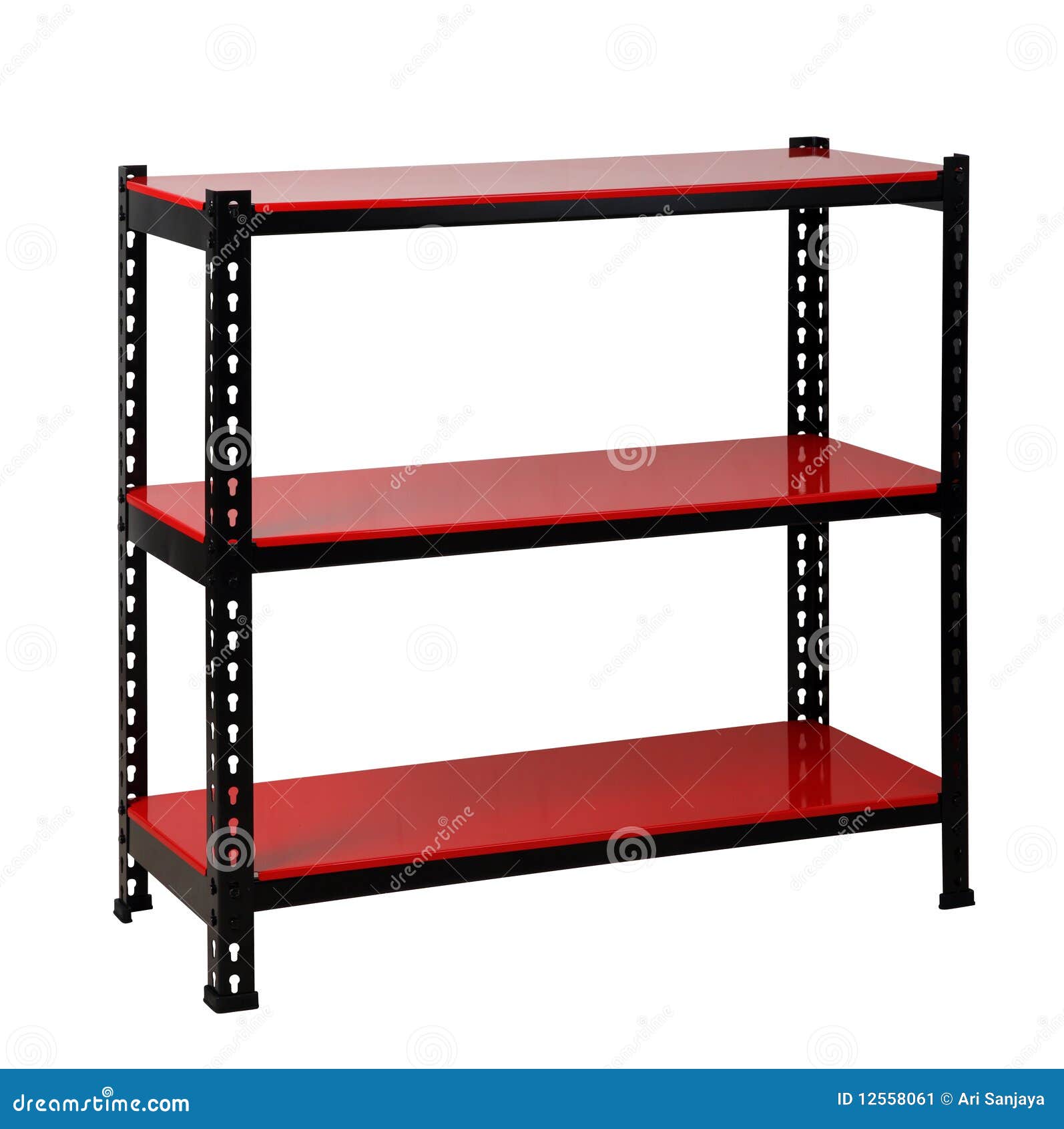 Estante simple imagen de archivo. Imagen de pilas, hierro - 12558061