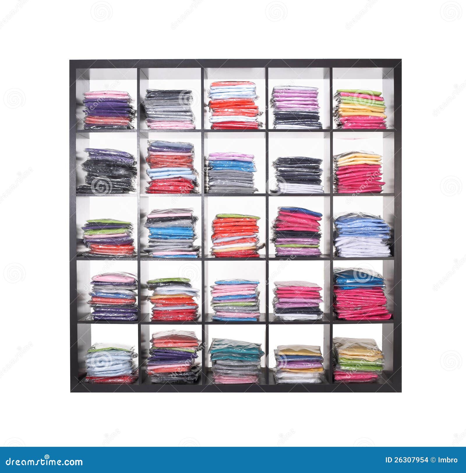 Estantes con ropa foto de archivo. Imagen de objetos - 26307954