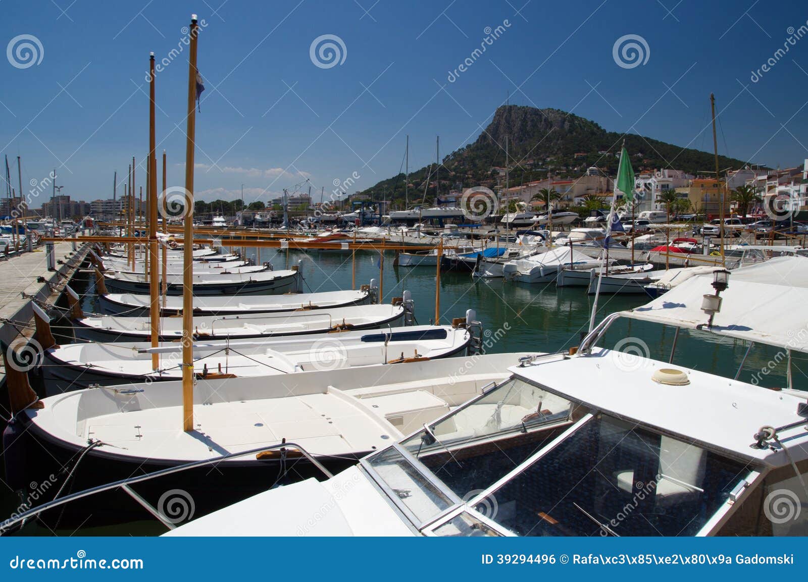 Estartit Port, Costa Brava, Spain Stock Photo - Image of emporda, beach ...