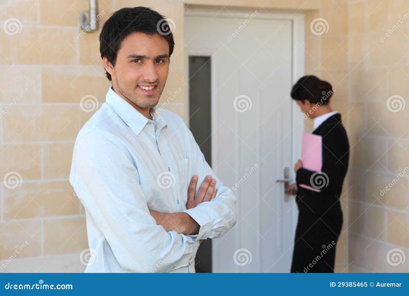 Estate Agent Showing Property Stock Image - Image of open, purchase ...