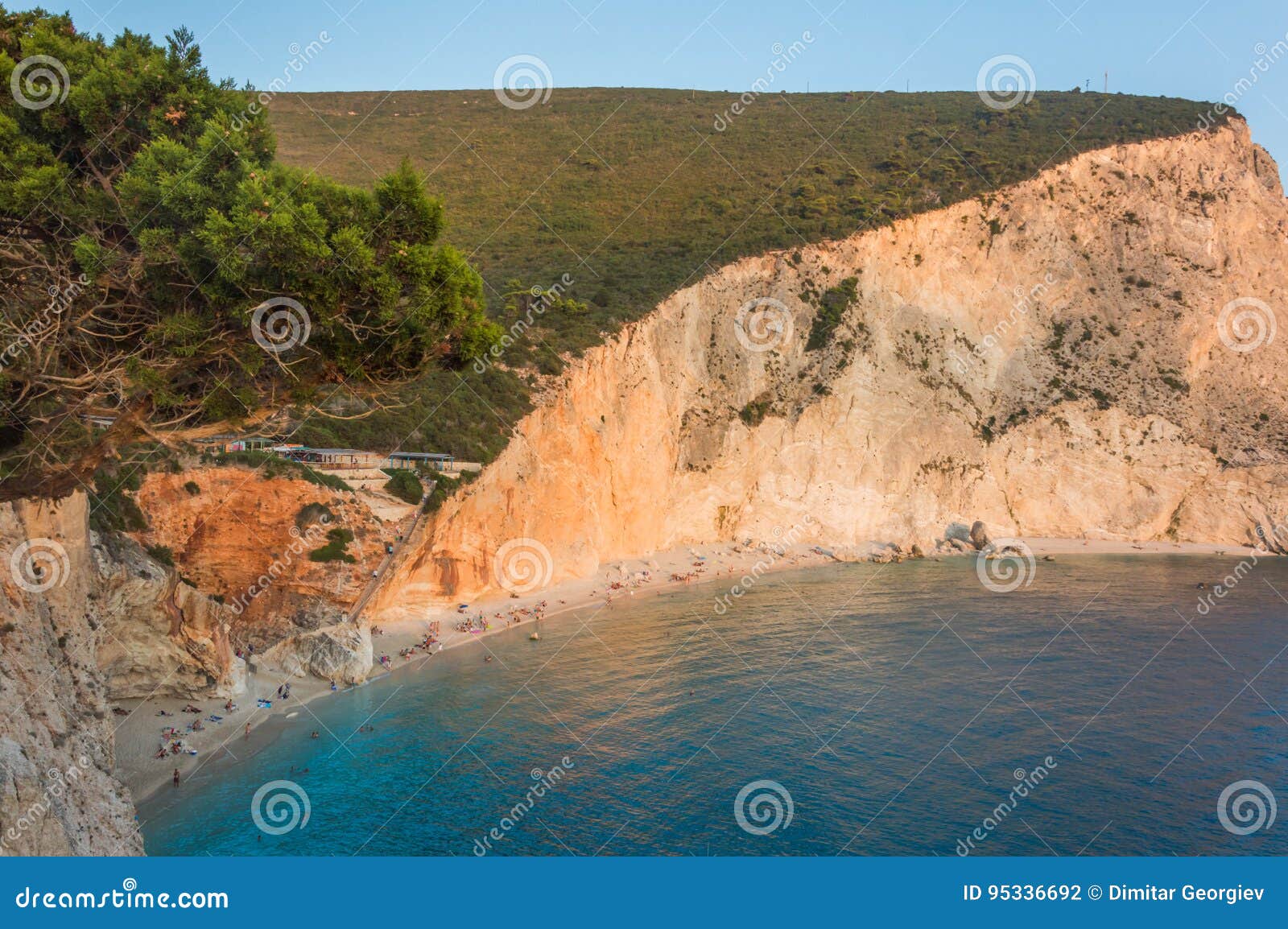 Estate delle Isole Ionie fotografia stock. Immagine di sabbie - 95336692