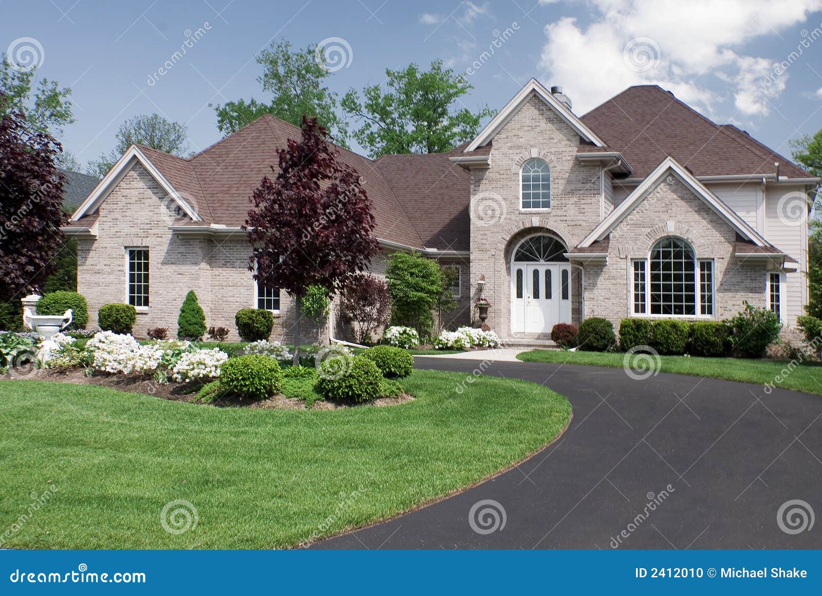 Estate House stock photo. Image of suburban, construction - 2412010