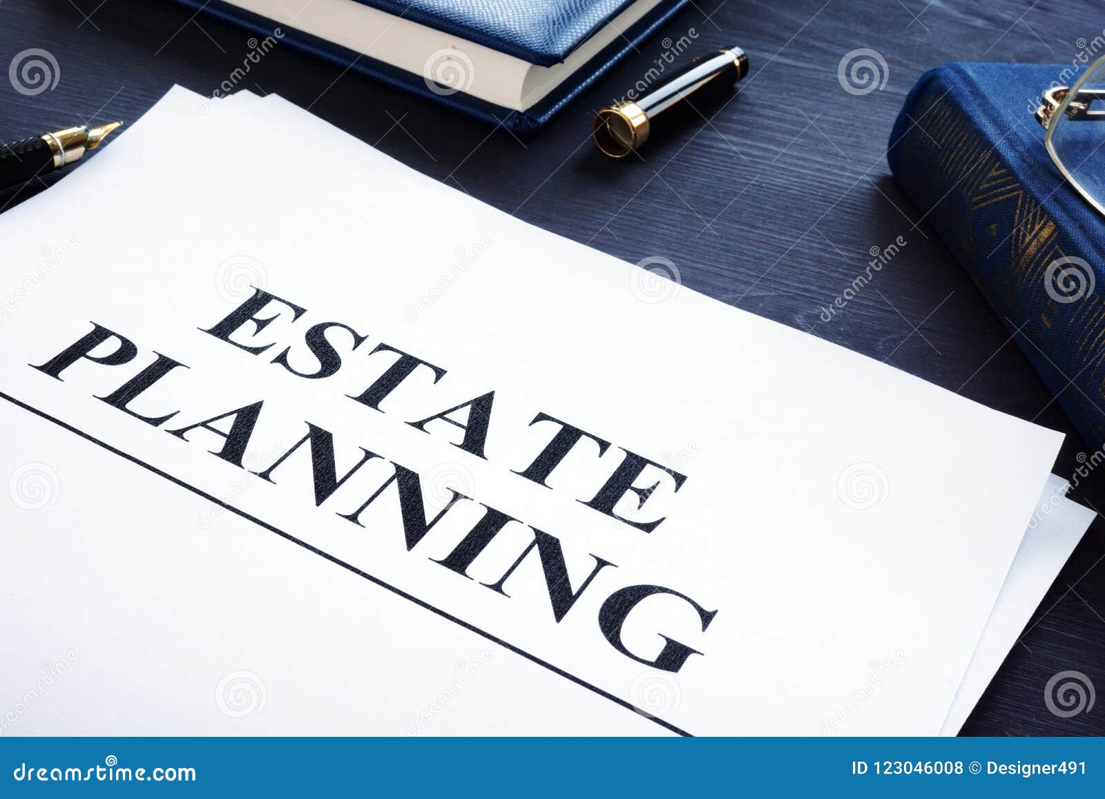 Estate Planning Documents on a Desk. the Will Concept. Stock Photo ... Estate Planning Documents on a Desk. the Will Concept. Stock Photo ...