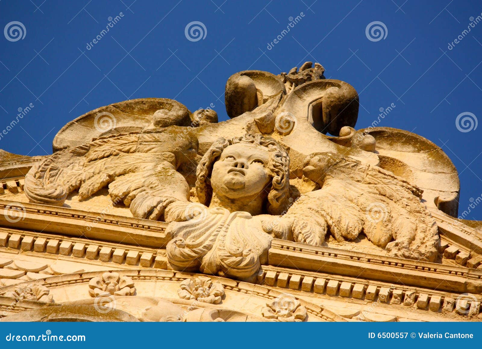 Estatua Barroca En Lecce, Italia Imagen de archivo - Imagen de barroco ...